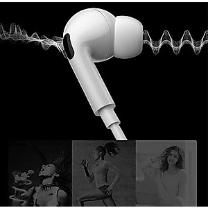 Fjwvner Earbuds Headphones for iPhone 13/13Pro/12/12 Mini/12 Pro Max/11/11Pro in Ear Earphones, Microphone Stereo NoiseIsolating Earphones Compatible with iPhone 7/8/8 Plus/X/XS/XR/XS Max/iPad