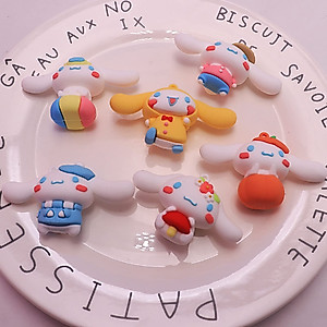 6Pcs Cute Anime Figurines, Kawaii Anime Cake Topper Set,Birthday Party Decoration Supplies,Gift for Anime Fans or Friends(C-6pcs)