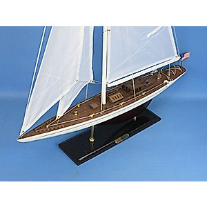 Hampton Nautical Wooden Ranger Model Sailing Yacht, 35"