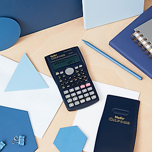 Helix RC2072 Oxford Scientific Calculator,Black,22 x 14 x 2.2 cm