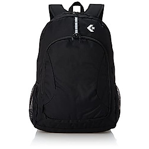 Converse Team Daypack Backpack, Water Repellent, Reflector Function, Capacity: 9.9 gal (37 L), Black