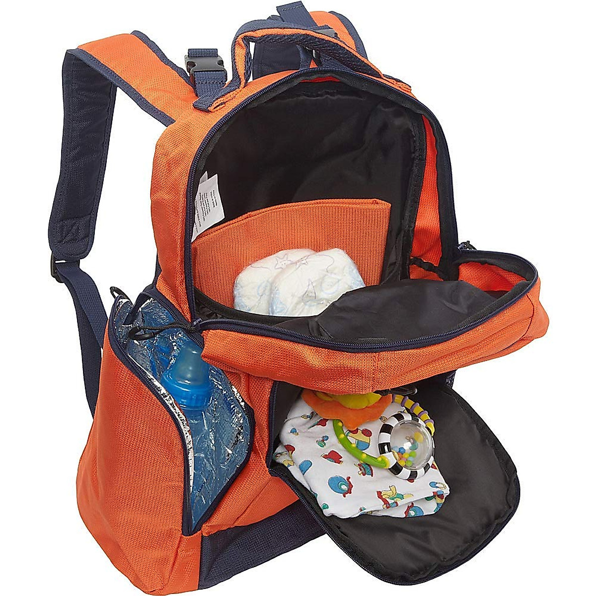 LIL FAN NCAA Texas Tech Red Raiders Diaper Backpack, 17" x 13.5" x 7", Team Color