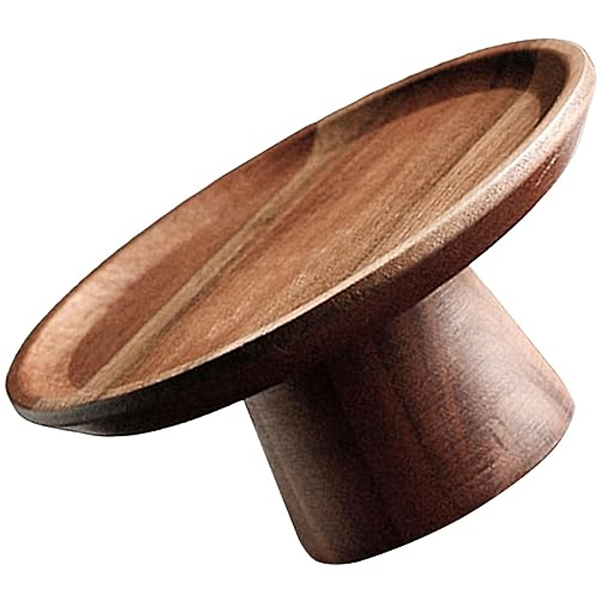 GRIRIW Tall Cake pan Wood Serving Tray Wood Tray Trays for Coffee Table Christmas Display Tower Rustic Cake Plate Cupcake Stand Coffee Table Plate Organizer Trays Candy nut Tray Food