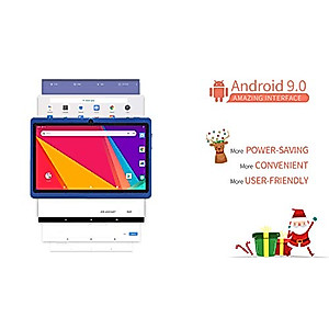 Haehne 7 inch Tablet, Android 9.0 Pie, Quad Core Processor, 1G RAM 16GB Storage, IPS Display, Dual Camera, WiFi Only, Bluetooth, Blue