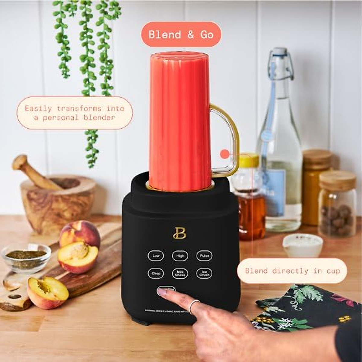 Beautiful PowerExact Blender System, Black Sesame by Drew Barrymore