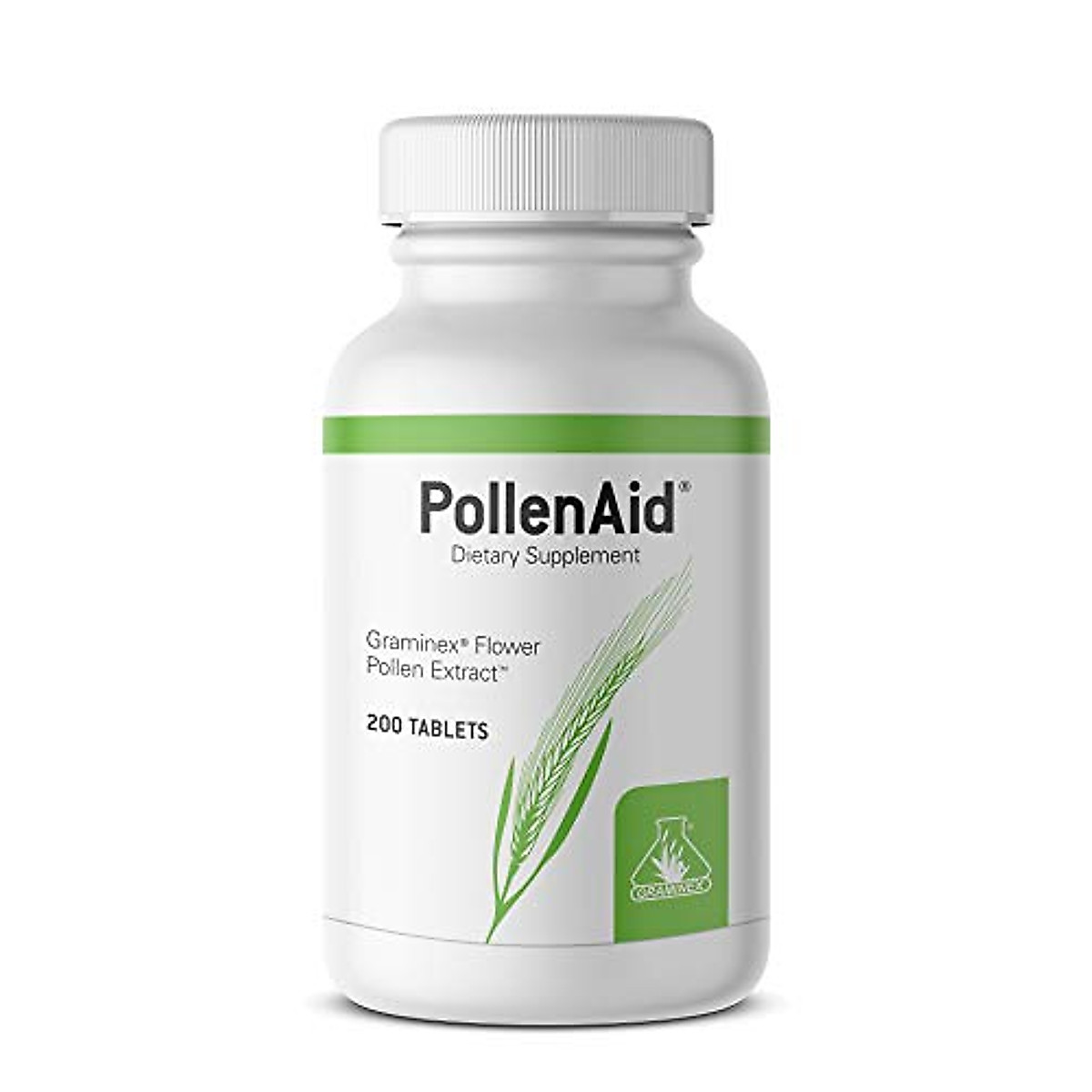 Graminex PollenAid Prostate Supplement: All Natural Prostate Support for Bladder Control & Urinary Tract Health, Rye Pollen Extract Made in USA, 200 Tablets (Pack of 2)