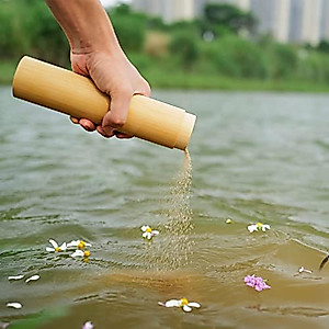 Set of 4 Small Bamboo Scattering Urn Tube for Human Ashes, ECO & Biodegradable Friendly Mini Bamboo Spreading Cremation Tube Urn for Adult Male Female Ashes