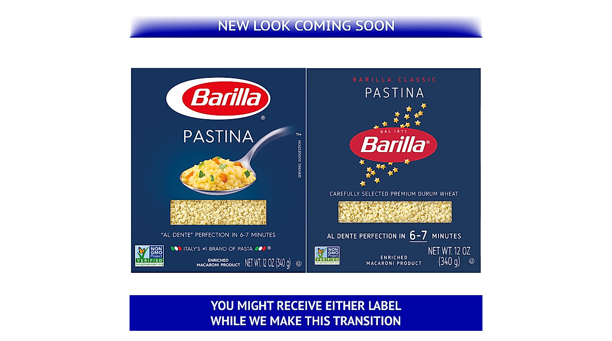 Pastina Pasta Pack with Measuring Spoons - 2x12 oz | Barilla