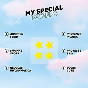 Starface Hydro-Stars Big Yellow, Hydrocolloid Pimple Patches, Absorb Fluid and Reduce Inflammation, Cute Star Shape, Vegan and Cruelty-Free Skincare (32 Count)