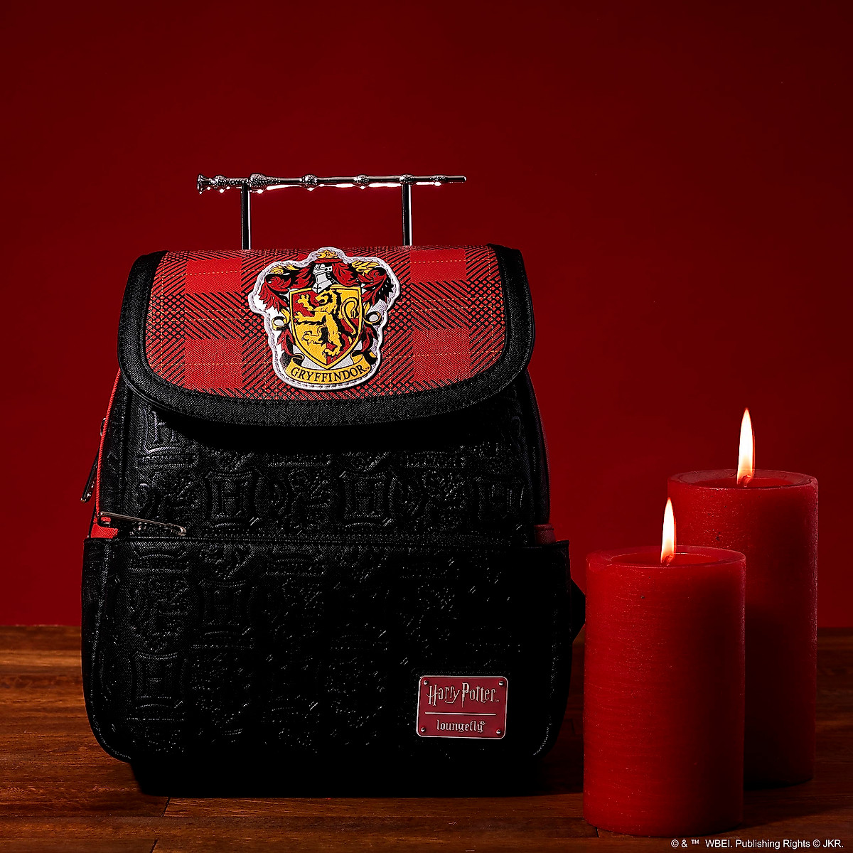 Loungefly Harry Potter 'Choose Your House' Collection: Gryffindor House MIni-Backpack, Amazon Exclusive