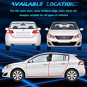 Marsui 3 Rolls 67 ft Matte Black Vinyl Wrap for Car, Includes Matte Adhesive Vinyl Tape for Chrome Delete, Window & Door Protection(2.8" x 32.8Ft, 2" x 16.4Ft, 2" x 16.4Ft)