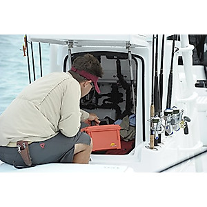 Plano 131252 Dry Storage Emergency Marine Box, Orange