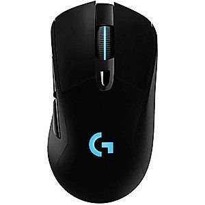 Logitech G703 Hero w/16K Sensor Lightspeed Wireless Gaming Mouse - Black (Renewed)