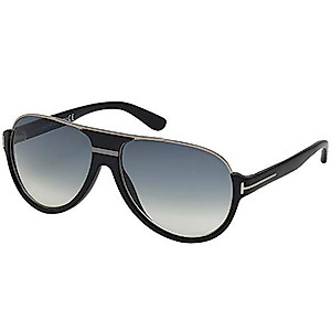 Tom Ford FT0334S 02W Black Dimitry Pilot Sunglasses Lens Category 3 Size 59mm