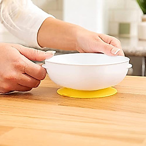 Dr. Brown’s™ Silicone Starter Spoon and Teether, 2-Pack and No-Slip Suction Bowl for Babies and Toddlers, BPA Free, 2-Pack