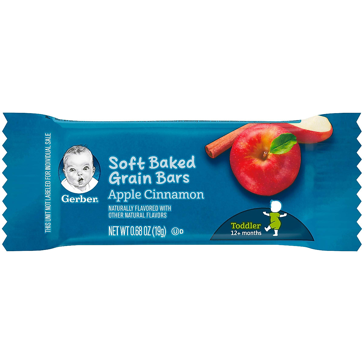 Gerber Graduates Cereal Bar, Apple Cinnamon, 5.5 oz