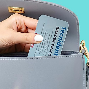 Braces Wax - 10 Pack for Dental Aligners, Unscented & Flavorless - Includes Reusable Travel Case - Food Grade