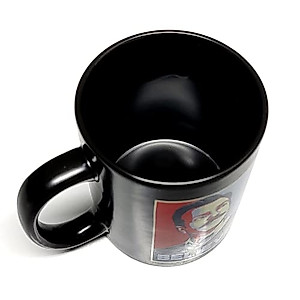 Mean Muggin Believe - 11oz Ceramic Black Mug - Artwork on Both Sides - Funny - Giftable Foam Box Protection - Inspired by Ted Lasso