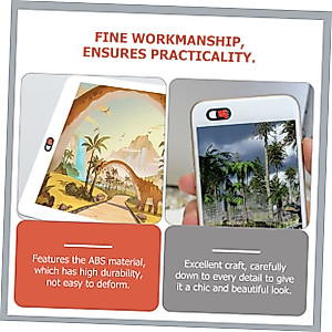 KOMBIUDA 6 Pcs Dinosaur Pattern Laptop Camera Slide Webcam Privacy Lens Protector for Computer and Tablet Cute and Functional Webcam for Enhanced Privacy