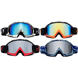 Cloud 9 - Professional Snow Ski Goggles Gorilla Adult Camoflash Anti-Fog Dual Lens UV400 Protection Triple Layered Face Foam Snowboarding Ski Goggles in Camoflash (1 Pair Only, Choose Your Color)