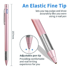 Stylus Pencil for Lenovo Smart Tab M10 Plus 2nd/3rd Gen Pen,Minilabo Touch Screens Digital Stylus Pen with 1.5mm Fine Tip Stylist Pen for Lenovo Smart Tab M10 Plus Drawing and Writing Pencil,Pink