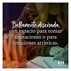 Biblia Reina Valera 1960 de apuntes gris y floreado , tela impresa | RVR 1960 NoteTaking Bible, Grey and Pink, Cloth over Board (Spanish Edition)