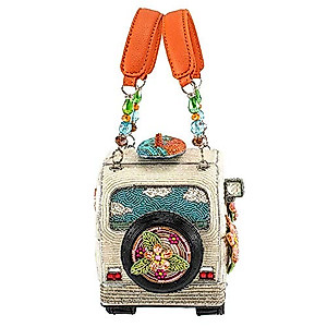 Mary Frances womens Day Trip Top Handle, Ivory, One Size US