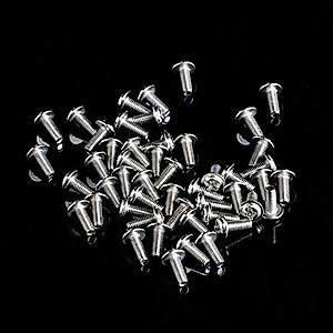 Screw 50 Pcs Quadrex Head Short Computer Case Motherboard Screws