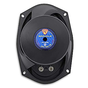 Rockville (2) RVL69W 6x9 600w Cast Aluminum Car Subwoofers Sub Woofers