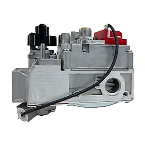 Durablow DV970A-NG Millivolt Gas Valve Replacement for Dexen, Dexin, Robertshaw, HHT 6003 Series 200-D (No Turndown, Natural Gas, 3/8“ Inlet, 3/8” Outlet) DV970A-NG