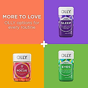 OLLY Ultra Strength Brain Softgels, Nootropic, Supports Healthy Brain Function, Memory, Focus and Concentration, Omega-3s, Vitamins B6 and B12, 30 Day Supply - 60 Count