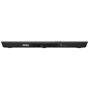 Korg i3 Music Workstation - Matte Black Bundle with Adjustable Stand, Bench, Sustain Pedal, Instructional Book, Austin Bazaar Instructional DVD, and Polishing Cloth