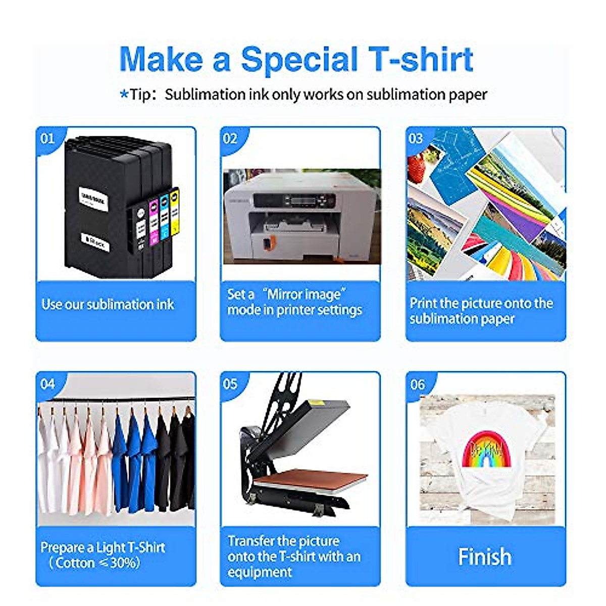 F FINDERS&CO SG400 Sublimation Ink Cartridge DYE High Yield Compatible for Sawgrass Virtuoso SG 400 SG800 Printer (2X Cyan, 40ML)