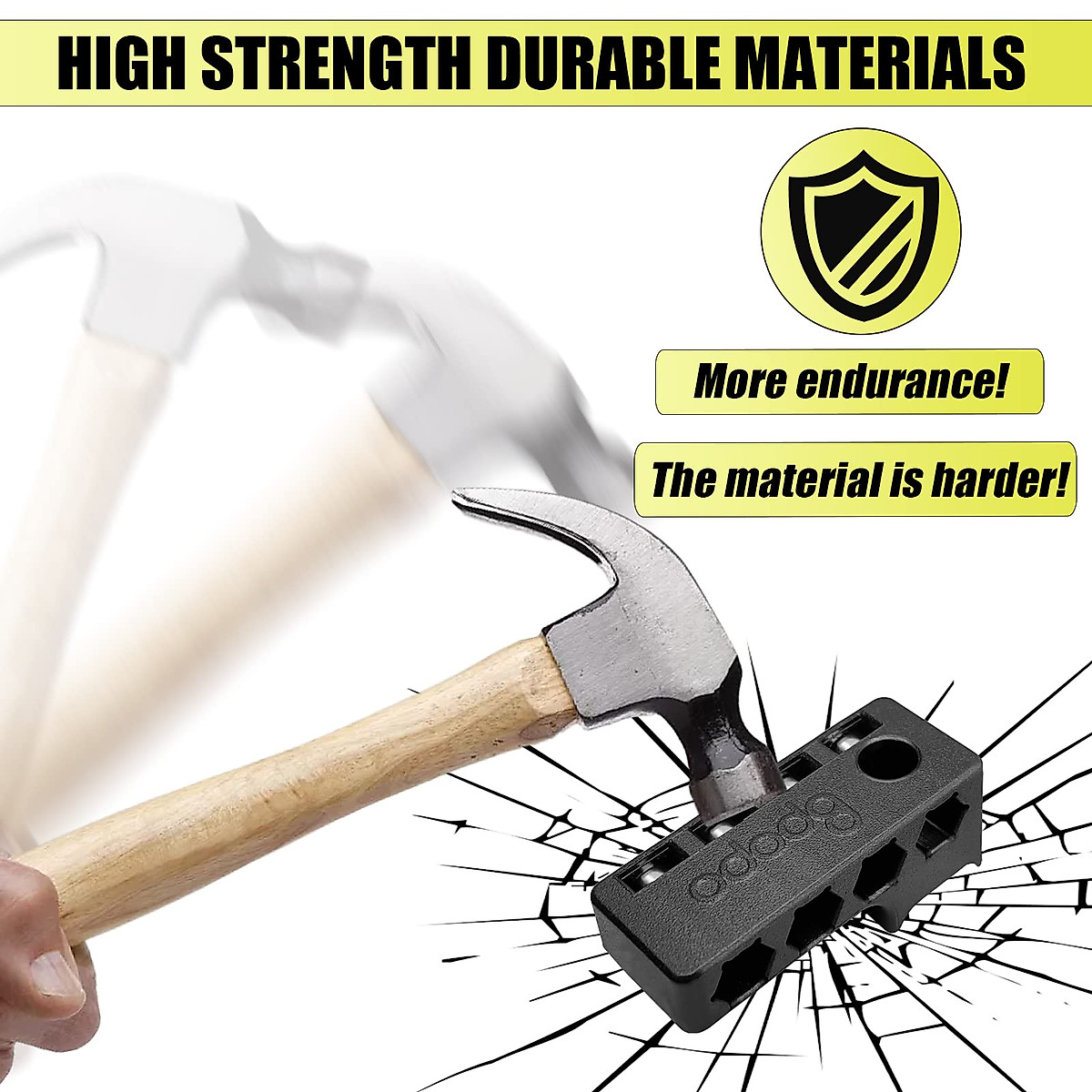 Magnetic 1/4-Inch Hex Bit Holders fit for Ryobi 18v Drill,Hex Screw Bit Storage on Side of Power Drill,Keep Bits Within Reach, Right Side