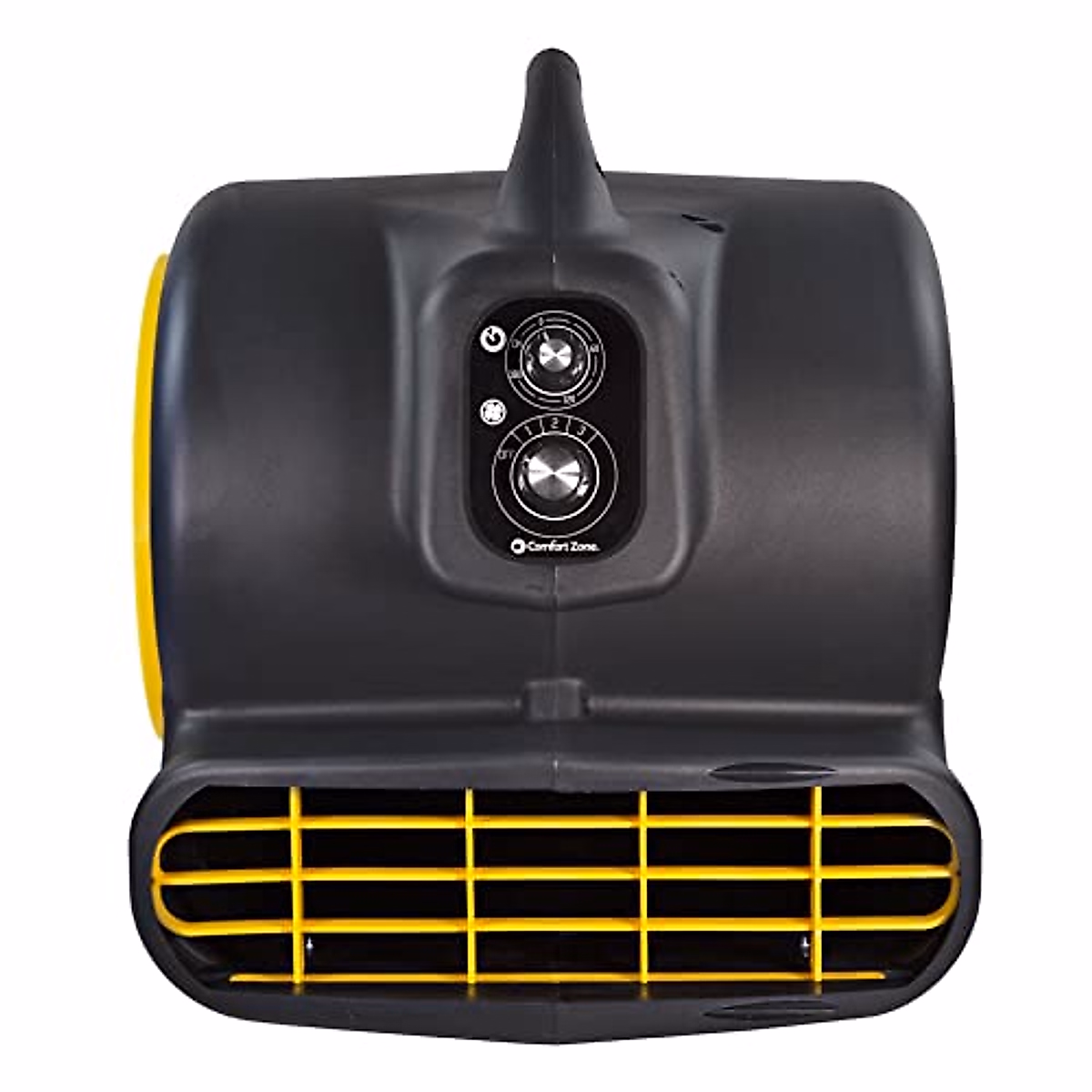 Comfort Zone CZBC121T 1/2HP, 4.5AMP, 1500CFM 3-Speed High Velocity Air Mover Carpet Dryer with Timer and Adjustable Angles, Dries Wet & Damp Spaces, Crawl spaces, Basement Floors, Fresh Paint, Carpets