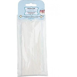 Wilton Candy Melts Treat 6 Inch Lollipop Sticks, 35 count