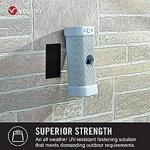 VELCRO Brand Extreme Outdoor Mounting Tape | 20Ft x 1 In, Holds 15 lbs | Strong Heavy Duty Stick on Adhesive | Mount on Brick, Concrete for Hanging, 30702