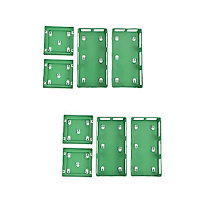 COHEALI 8 Pcs Flower Mud Sucker Flower Car Foam Holder Fresh Flower Cage Brick Tray Floral Foams Disc Wedding Floral Wedding Car Flower Mud Tray Plastic Flower Stand Dining Table