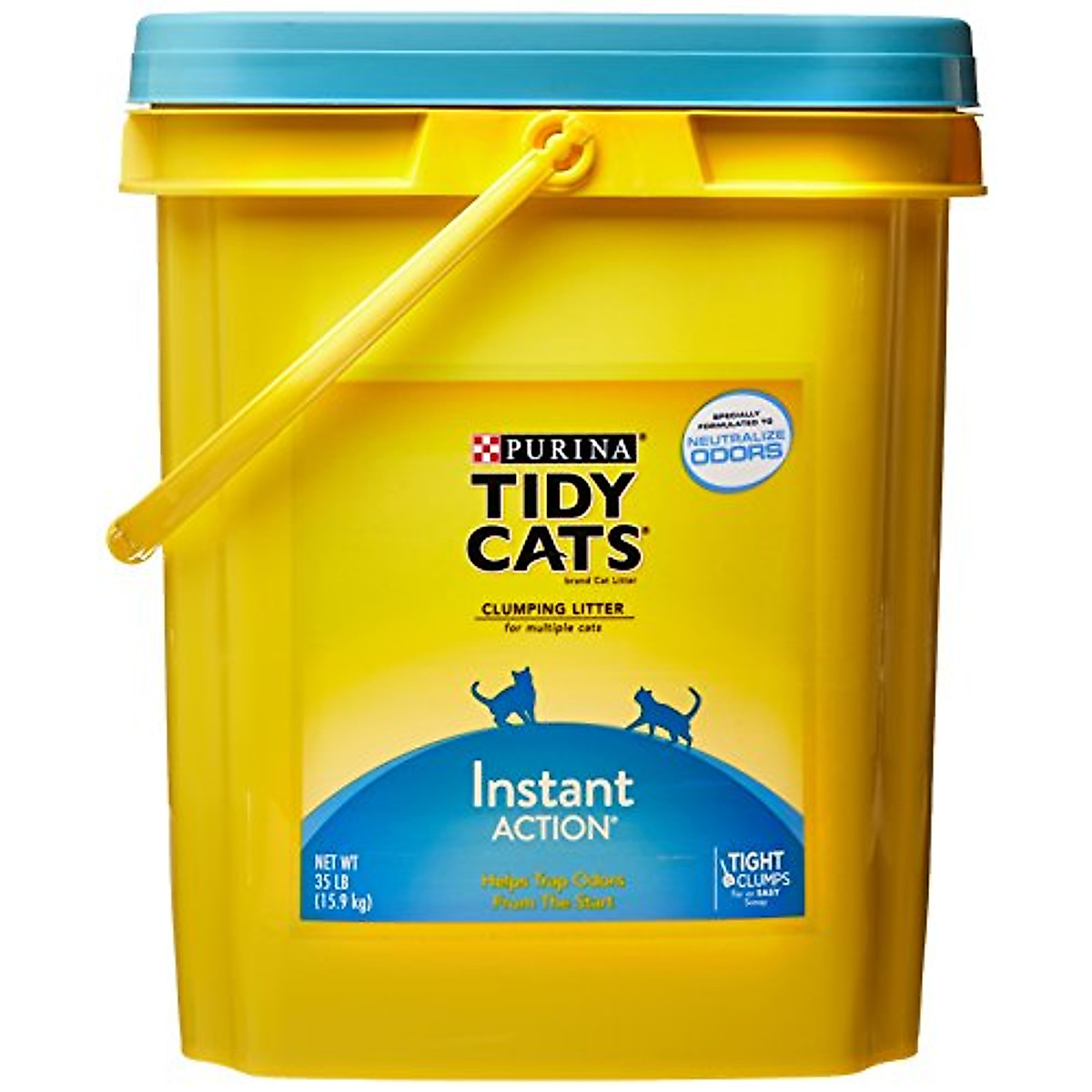 Tidy Cats Purina Instant Action Scoop Pail, 35 lb