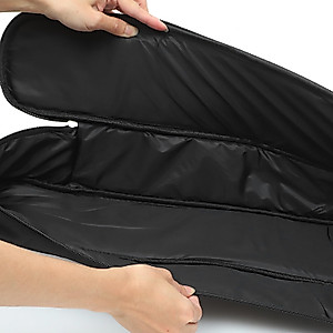 Banjo Gig Bag Banjo Case: Black Kmise Carrying Gig Bag Interior Padded Hardshell for String Full Size Resonator Banjos