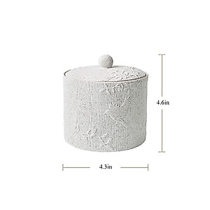 HNSYYUEYOU Bathroom Supplies Soap Dispenser Set Mouthwash Cup Soap Dispenser Soap Dish Cotton Swab Canister with Tray Six-Piece Washing Set (Color : White)