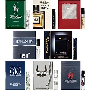 Men's Designer Fragrance Sampler (8 count)