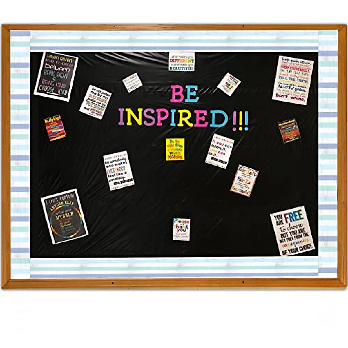 Calming Blue Bulletin Board Borders for Classrooms