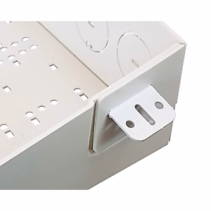 Benner-Nawman BN14304F 28" White Plastic WiFi-Friendly Foldable Structured Wiring Multi-Media Cabinet