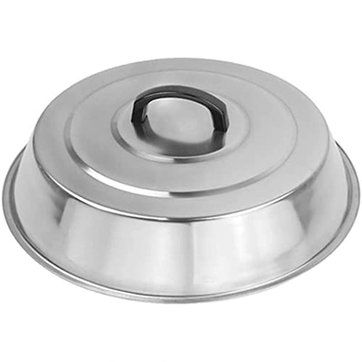 BBQ Stainless Steel 12" Round Basting Cover/Cheese Melting Dome and Steaming Cover, Best for Flat Top Griddle Grill and Other Grills, Smokers