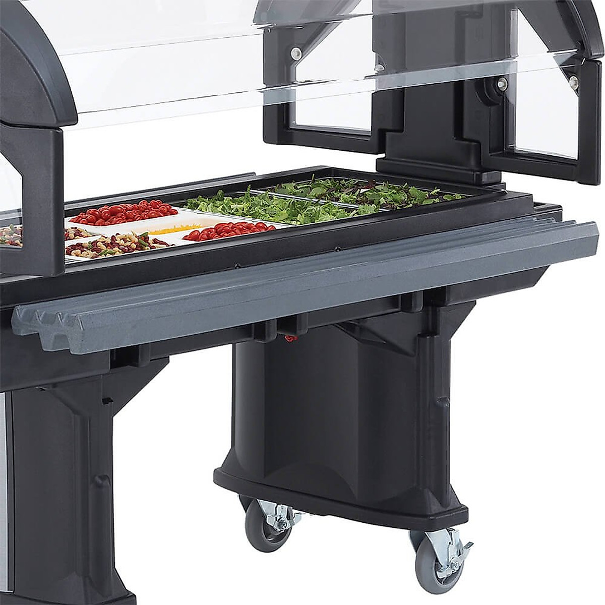 Cambro VBRR6191 Versa Bar 6' Tray Rail, Granite Gray () Category: Food Bars