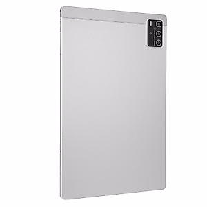 Tablet 10.1 Inch, Tablet for Android 10, FHD, FHD and HD Large Touch Screen, 6GB+128GB, Octa Core Processor, BT, 2.4G 5G Dual Band WiFi, Dual SIM Dual Standby (Silver)