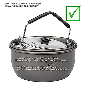 TRANGIA 27 Aluminium Kettle (0.6-Liter), Multi