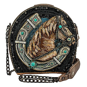 Mary Frances womens Ready to Ride Crossbody Horse Handbag Sling Bag, Multi, One Size US
