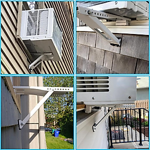 Window Air Conditioner Support Bracket , Window AC Bracket Light Duty , Window AC Support Up to 85 lbs,Universal AC Support Bracket (Patent)